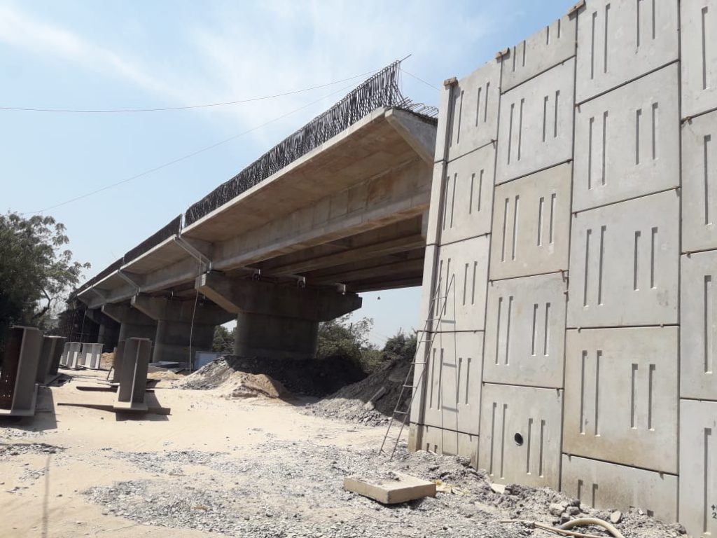 Railway over Bridge on Navsari – Maroli Road, Gujarat, India – Delf ...
