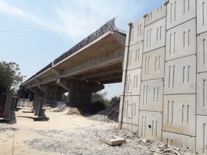 Railway over Bridge on Navsari – Maroli Road, Gujarat, India – Delf ...