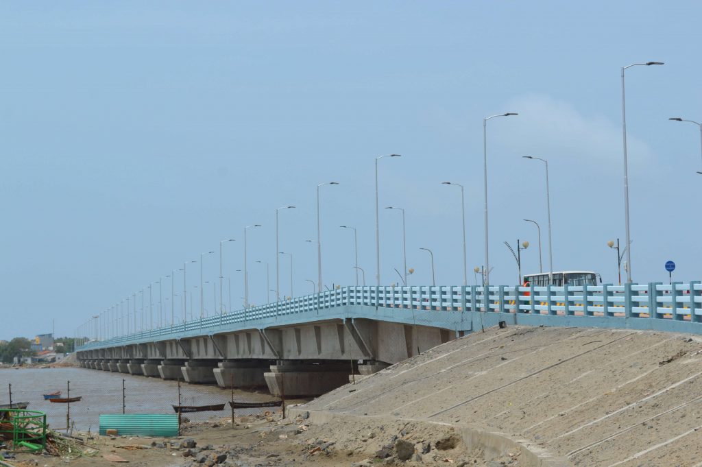 DIU Ghoghla Sea Creek Bridge, UT of Diu and Daman, India – Delf ...